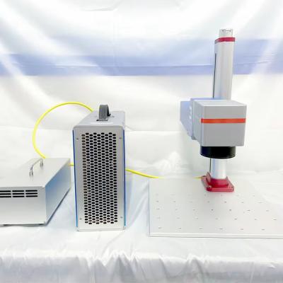 China Portable Fiber Laser Marker Max Raycus 20w Fiber Laser Marking Machine Mini Laser Engraving Machine for Jewelry Cloth Metal for sale