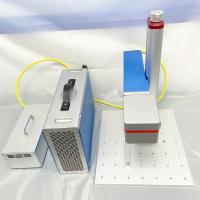 China Portable Fiber Laser Marker Max Raycus 20w Fiber Laser Marking Machine Mini Laser Engraving Machine for Jewelry Cloth Metal for sale