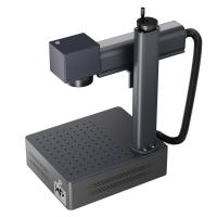China Portable Metal 20W Laser Marking Machine Manufacturers Desktop Mini Fiber Laser Marking Machine Price for sale