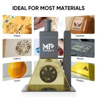 China 2 Basic Laser Engraver Handheld Engraver High Precision Portable Engraving Machine for Wood Kraft Paper Leather for sale