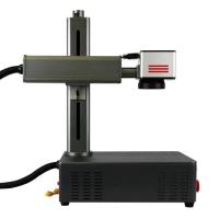 China Table 20W 30W 50W Raycus Fiber Laser Marking Machine for Metal Plastic Pvc for sale