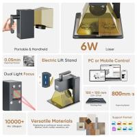 China 2 Basic Laser Engraver Handheld Engraver High Precision Portable Engraving Machine for Wood Kraft Paper Leather for sale