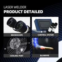 China 200W Desktop Gold Silver Platinum Jewelry Spot Welder Industrial Fiber Laser Welding Machine for sale