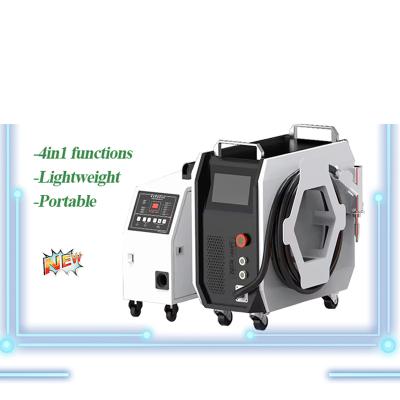 China 4 in 1 Multifunction Fiber Laser Welding for Pipe / air Cooling Laser Cleaning Machine / 3 kw Laser Welder for sale