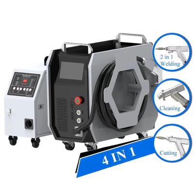 China Potable 4in1 1500W MAX Air Cooling Mini Portable Handheld Laser Welding Machine for Stainless Steel Carbon Steel Aluminum for sale