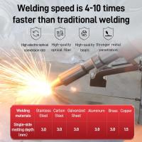 China Factory Price 1500W Air Cooler Laser Welding Machine 3 in 1 Welding Cutting Cleaning Portable Laser Welder MAX 1500W for sale