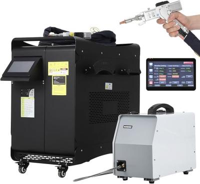 China 5 in 1 Multifunction Fiber Laser Welding for Pipe / air Cooling Laser Cleaning Machine / 3 kw Laser Welder for sale