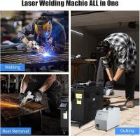 China 5 in 1 Multifunction Fiber Laser Welding for Pipe / air Cooling Laser Cleaning Machine / 3 kw Laser Welder for sale