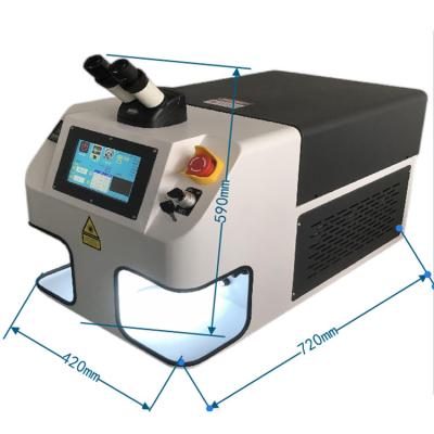 China Hot Sale 100W/200W Gold Mark Yag Laser Spot Welder Mini Jewelry & Gold Watch Medical Laser Welding Machine New Raycus/Bwt/Max for sale
