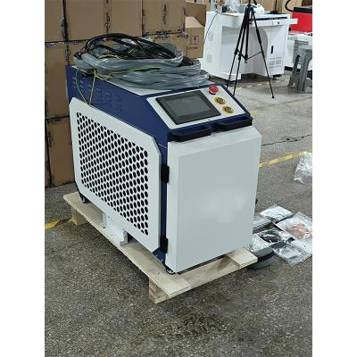 China Hot Sale 2000W Fast Speed 5 in 1 Fiber Laser Welding Cleaning Cutting Machine With Small Machine Body Can Move Easily for sale