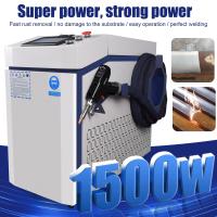 China Raycus Laser Welder Cutting Weld Seam Cleaning Machine Touch Screen Gun for sale