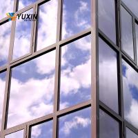 China 2mil Metal Mirror Reflective Building Window Film Roll - 79% Heat Reduction, 99% UV Blocking Self-Adhesive Glass Tinting for sale