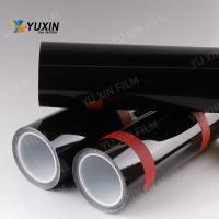 China 7.5Mil Thickness TPH Headlight Film Dark Black 190 Micron Car Lamp Tint Protection Roll for sale