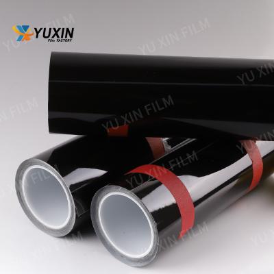 China 7.5Mil Thickness TPH Headlight Film Dark Black 190 Micron Car Lamp Tint Protection Roll for sale