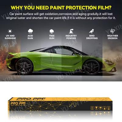 China YUXINFILM TPU Paint Protection Film 6.5-10mil Thickness with 8-10 Year Warranty for Automotive Exterior for sale