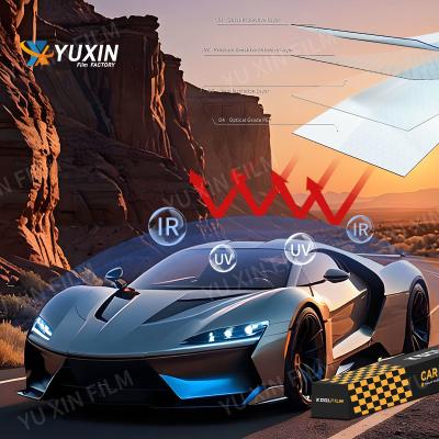China 3 Mil Nano Ceramic Auto Security Film with 99% UV Blocking and Anti-Explosion Protection for Car Windows for sale
