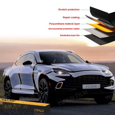 China 7.5 Mil 8.5 Mil TPU Paint Protection Film Hydrophobic Clear PPF Self Healing Weather Resistance for sale