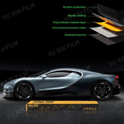 China Scratch Resistant TPU Paint Protection Film Self Repair 8mil Clear Car Body Wrap for sale