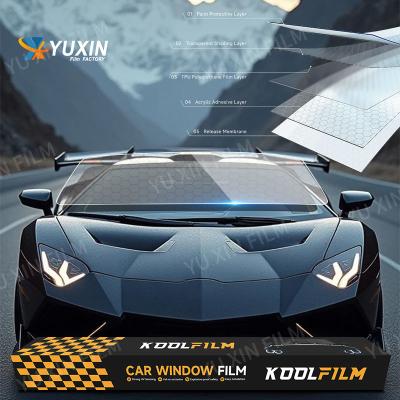 China TPU Windshield Film Hydrophobic Self-Healing Anti-Scratch Protection -40°C to 80°C Temperature Range for sale