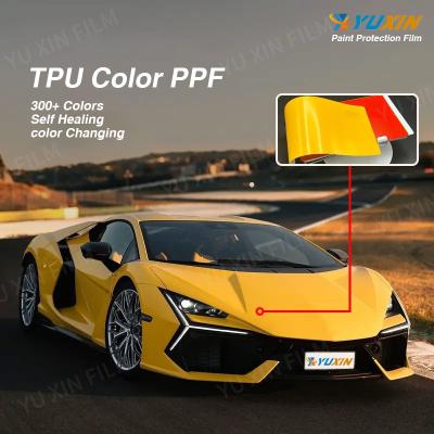 China Agutec Yellow Colored PPF Film 1.52x15m with Self-Healing Technology and 7-10 Year Durability for sale