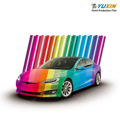 China Agutec TPU Colored Paint Protection Film 6.5-10mil Thickness Anti-Scratch Body Wrap with 8-10 Year Warranty for sale