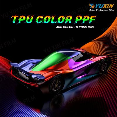 China 1.52x15M TPU Color Changing Paint Protection Film 6.5-10mil Thickness with Self-Healing Properties for sale