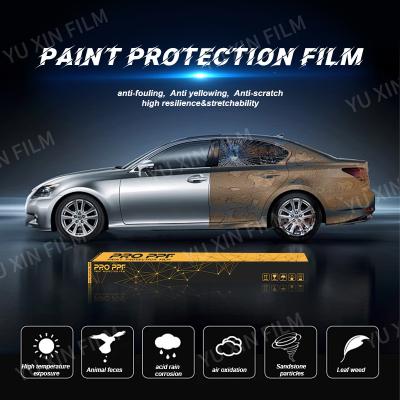 China YUXINFILM TPU Paint Protection Film 6.5mil to 10mil Self Healing Clear PPF for Car Body Wrap for sale