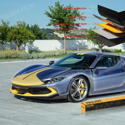 China Premium TPU Paint Protection Film 7.5mil Anti Yellowing Self Healing Clear Bra PPF for sale