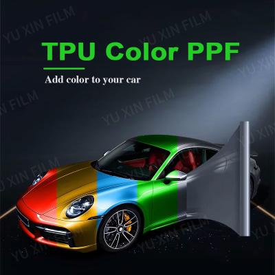 China 7.5mil TPU Color Changing Paint Protection Film - Self-Healing Car Wrap with 7+ Year Fade Resistance for sale