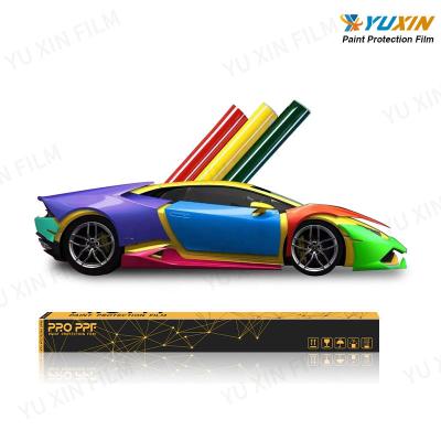 China 7 Years Anti-Yellowing Colored Paint Protection Film Self-Healing PPF 6.5-10mil Thickness for sale