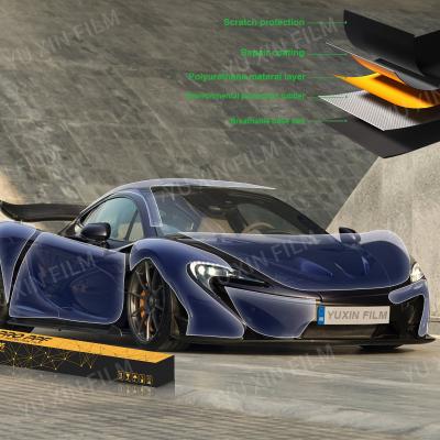 China TPU Paint Protection Film 6.5-10mil Thickness with Self-Healing Properties for Automotive Body Protection for sale