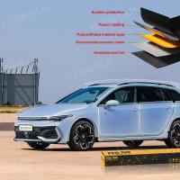 China 7.5mil Glossy Black TPU Paint Protection Film with 10-Year Warranty | Hydrophobic Car Wrap for sale