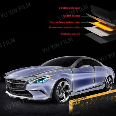 China Ultra Glossy Black Paint Protection Film Roll 60in x 50ft Self-Healing TPU PPF with 10-Year Warranty for sale