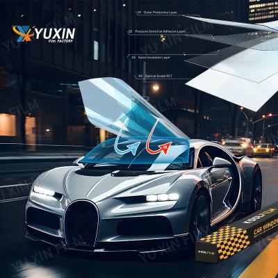 China Nano Ceramic Car Window Tint Film 99% IRR UV Protection 2mil-4mil Thickness for Automotive and Building Applications for sale