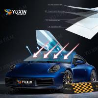 China Custom Length Nano Ceramic Car Window Film 99% UV Block 2-4mil Thickness ROHS SGS Certified for sale