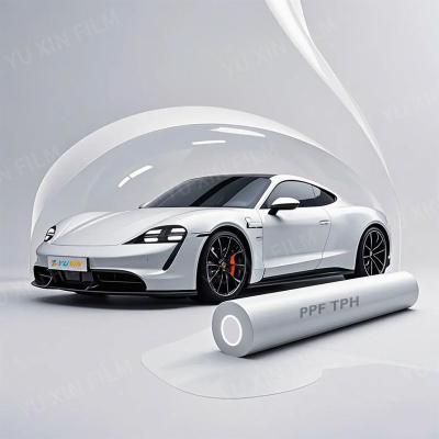 China TPH Paint Protection Film 6.5mil 7.5mil Thick Clear Car Wrap with 8-10 Year Warranty for sale