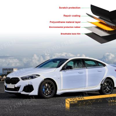 China High Heat Block Clear PPF Film 6.5-10Mil Glossy Automotive Paint Protection with 99% UV Rejection for sale