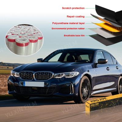 China Self Adhesive TPU Paint Protection Film 8mil Hydrophobic PPF Custom Logo Wholesale for sale