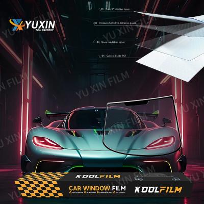 China Transparent 1-Ply Primary Car Window Film with 70% VLT, 80% Solar Blockage for Heat Rejection and Anti-Glare Protection for sale