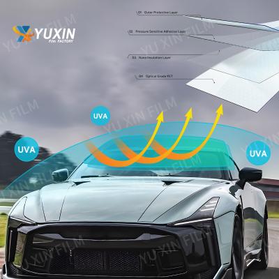 China 12-Inch 1-Ply Car Window Film Primary Layer with 99% UV Blocking and 15-20°F Heat Reduction for sale