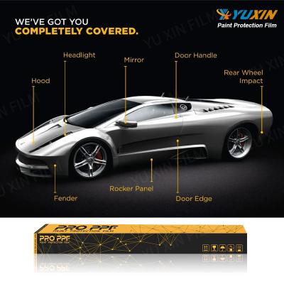 China Customized TPU Paint Protection Film 8mil Self-Healing Hydrophobic PPF with Ashland Glue for sale