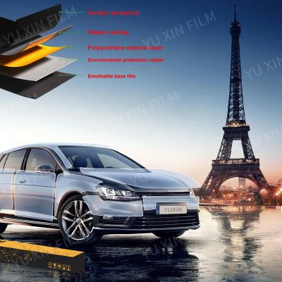 China Lubrizol TPU Transparent Car Paint Protection Film 8mil Hydrophobic PPF for sale