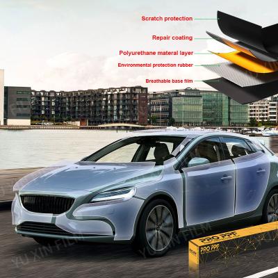 China TPU Paint Protection Film 7.5Mil 8.5Mil Self-Healing Anti-Yellowing Automotive PPF with 10-Year Warranty for sale