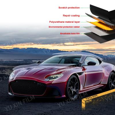 China Scratch Resistant TPH Car Paint Protection Film 1.52M×15M Roll with OEM Logo Customization for sale