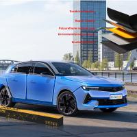 China 7.5mil Glossy Black TPH Paint Protection Film Roll - Scratch Resistant Car Wrap with 10-Year Warranty for sale