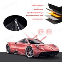 China High Glossy TPH Paint Protection Film Black Car Wrap 7.5mil Thick with 95+ GU Finish for sale