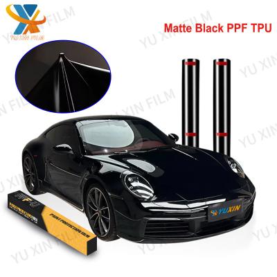 China Matte Black TPU Paint Protection Film 7.5mil Thickness with 10-Year Warranty | Anti-Scratch Self-Repair Car Wrap for sale