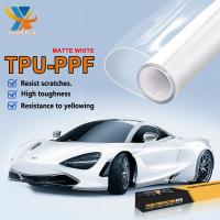 China Custom Logo TPH Matte Paint Protection Film 8mil Thickness with 10-Year Warranty for Vehicle Wraps for sale