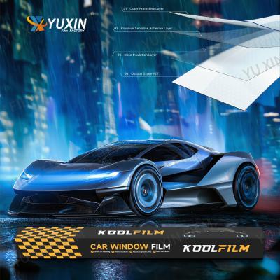 China 3-Ply Metal Chameleon Window Film - Purple Color Changing Tint with 85% IR Rejection & 99% UV Protection for sale