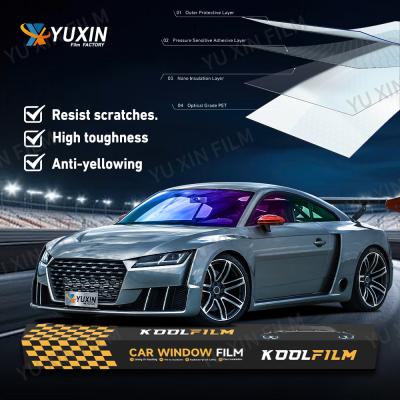 China Automotive 80% Chameleon Window Tint Film with 99% IRR Protection and 2mil Thickness for sale